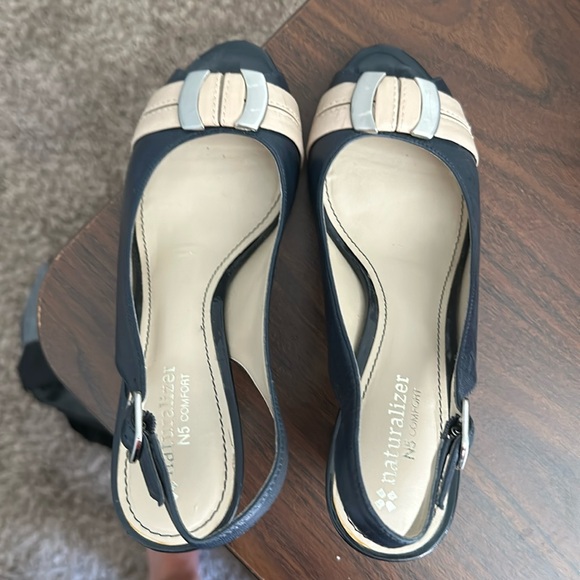 Naturalizer | Shoes | Naturalizer Comfort Navy Blue Strappy Dress ...